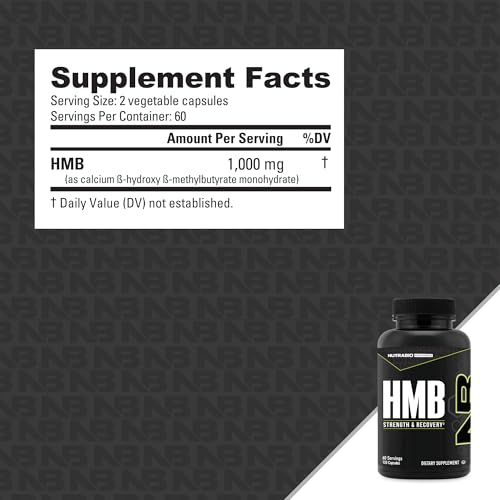 NutraBio HMB for fitness recovery