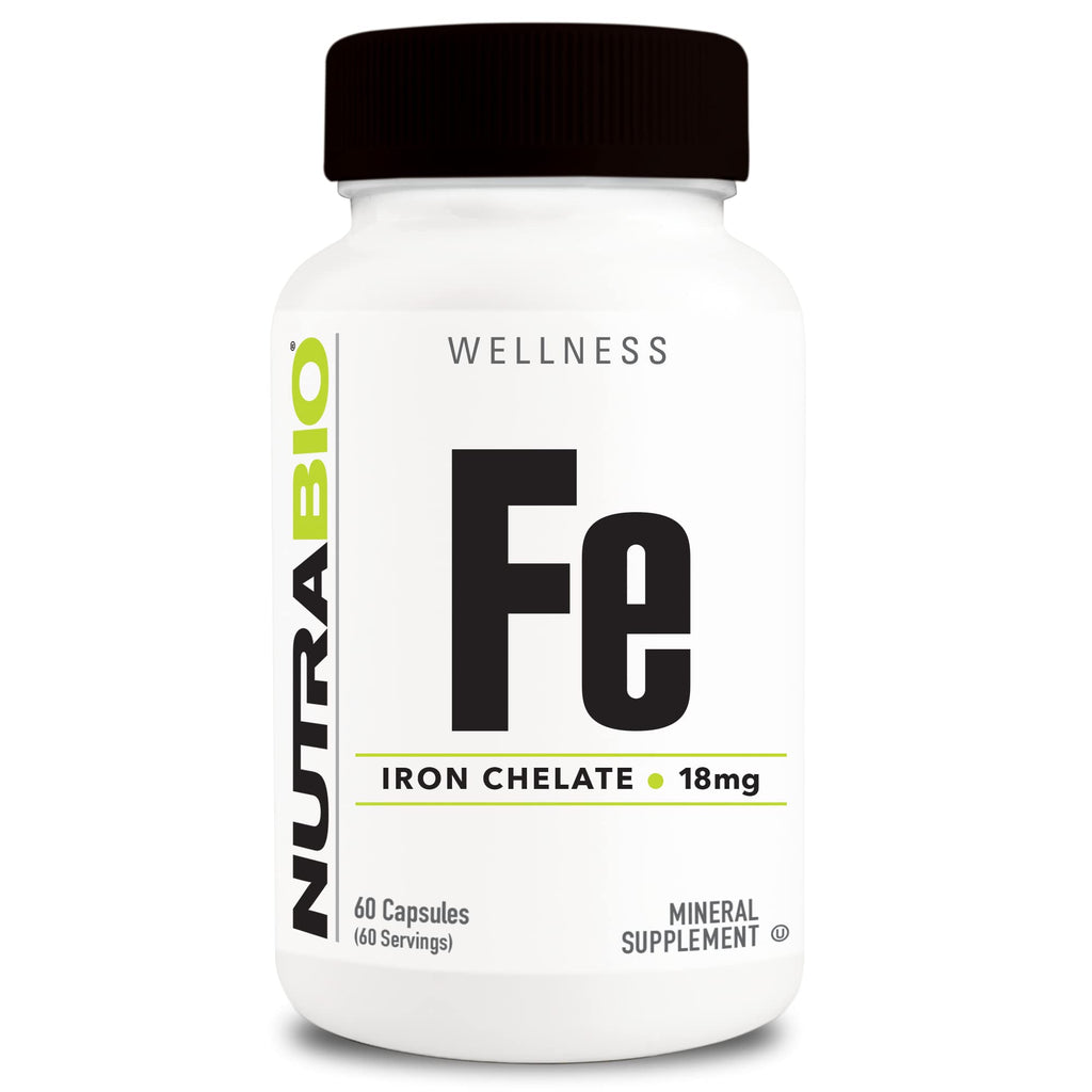 NutraBio iron supplement for health