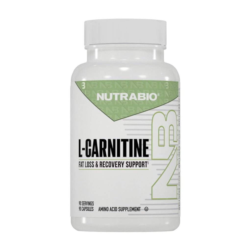 NutraBio L-Carnitine 500 mg capsules