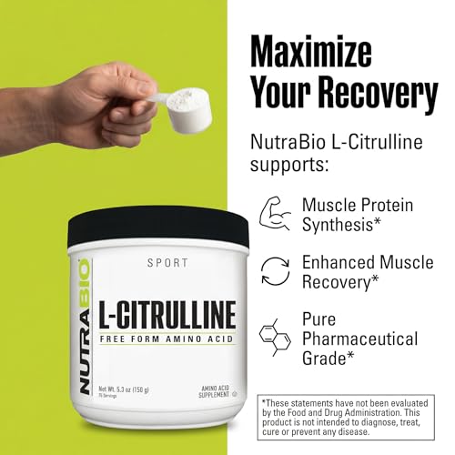 NutraBio L-Citrulline for muscle recovery