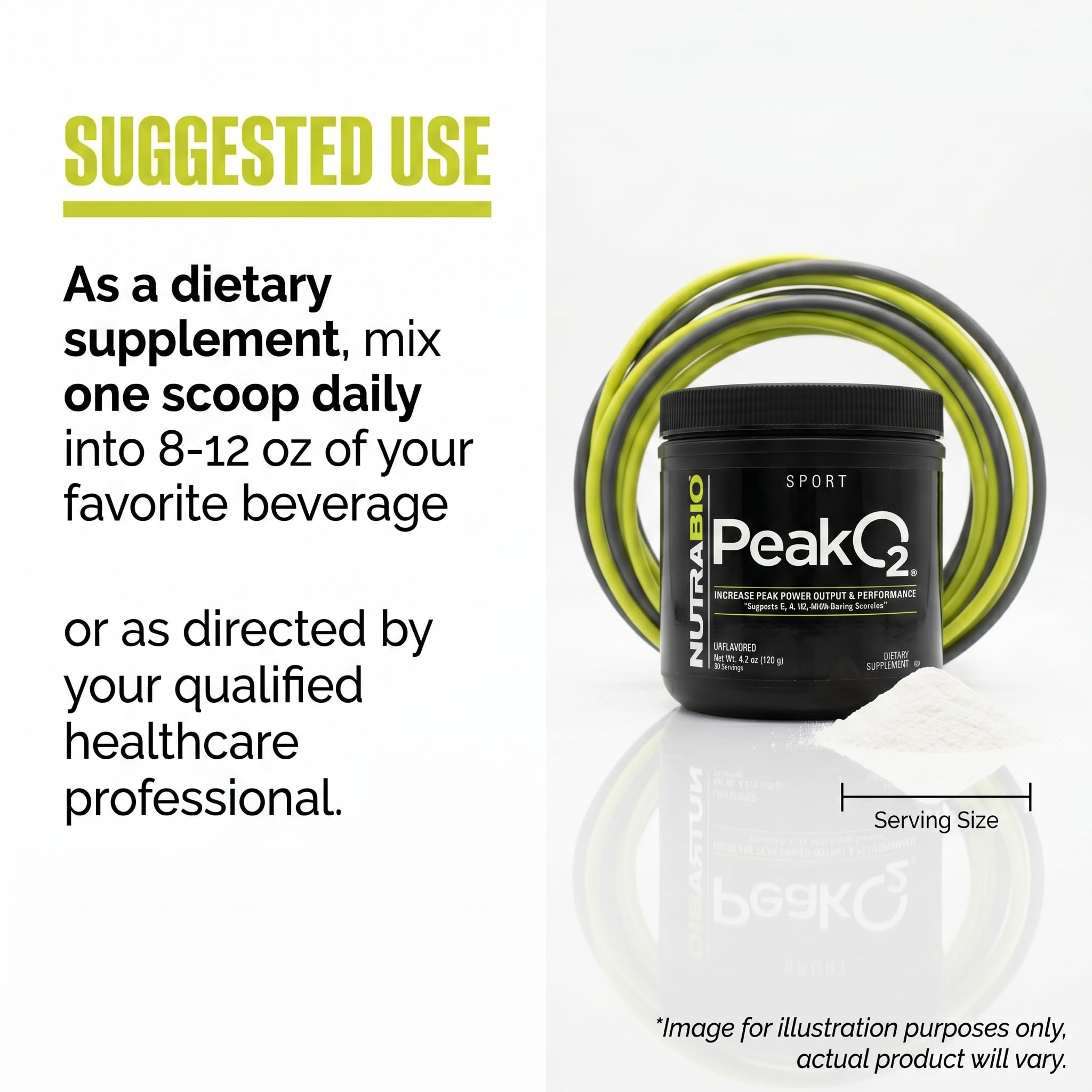 NutraBio Labs Peak O2 for active lifestyle