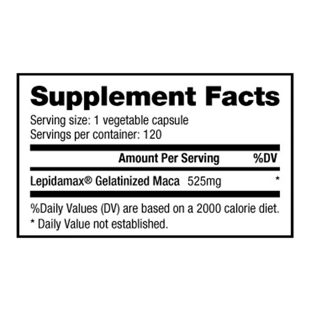 Nutrabio Maca for enhanced vitality