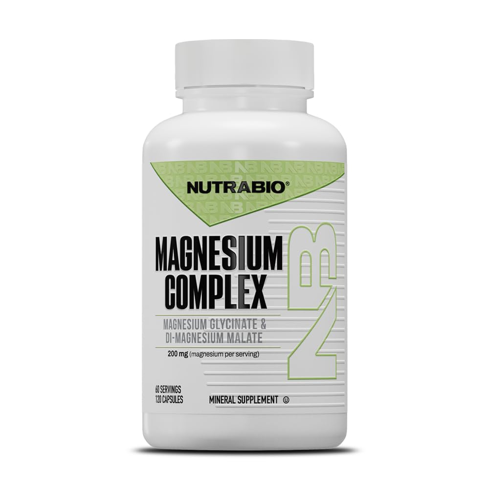 NutraBio magnesium glycinate capsules