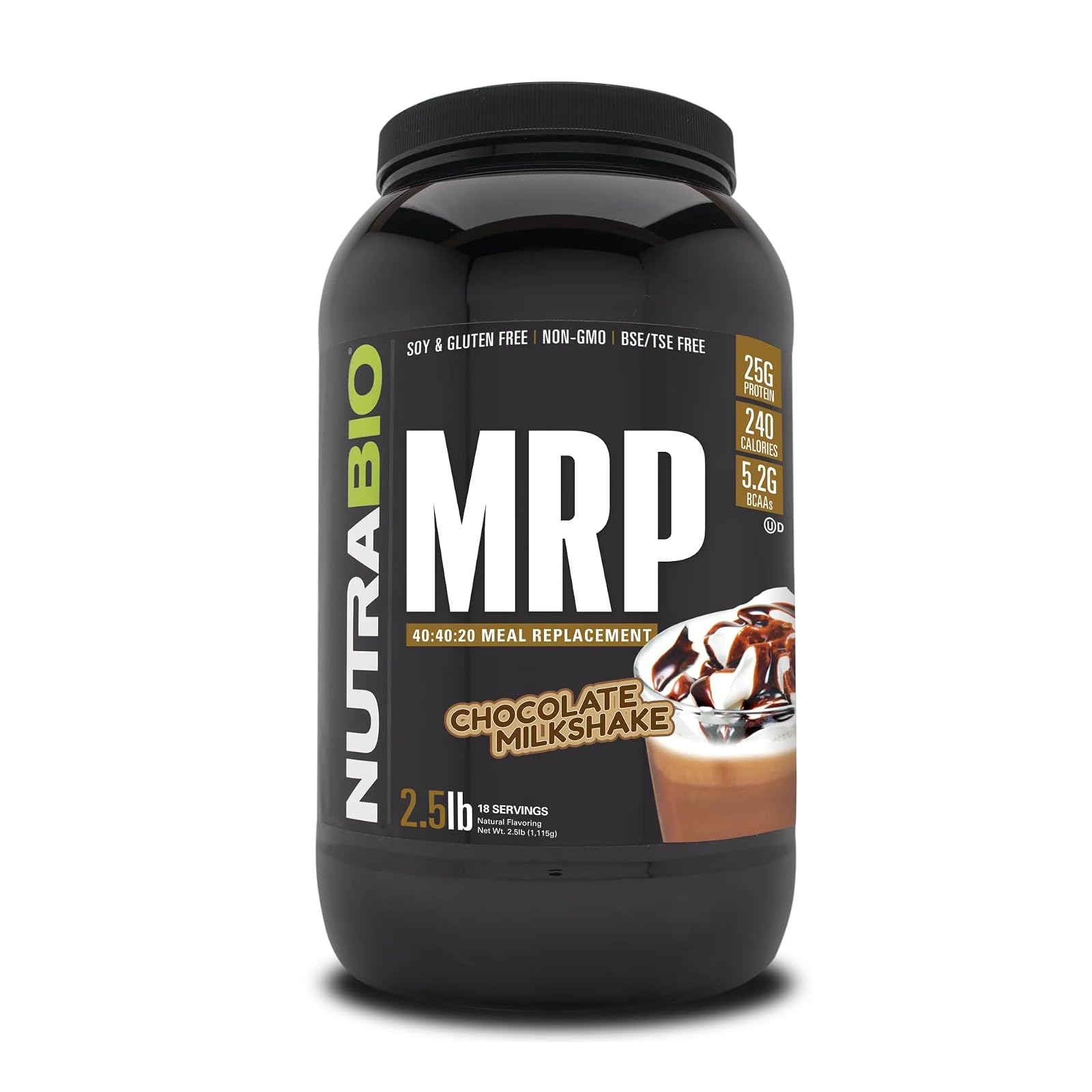 NutraBio meal replacement protein powder