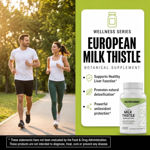 NutraBio Milk Thistle 241 mg dosage