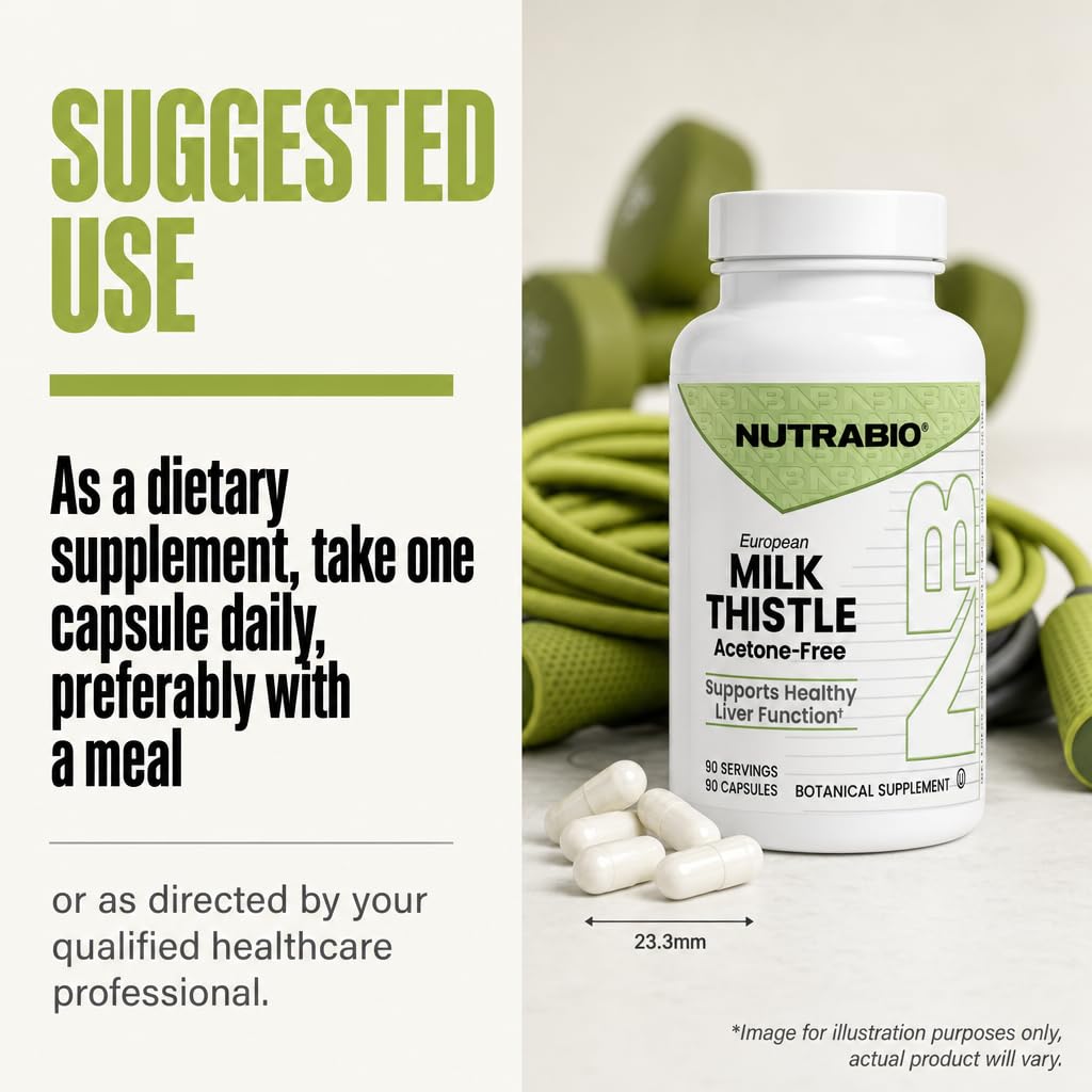 NutraBio milk thistle for wellness