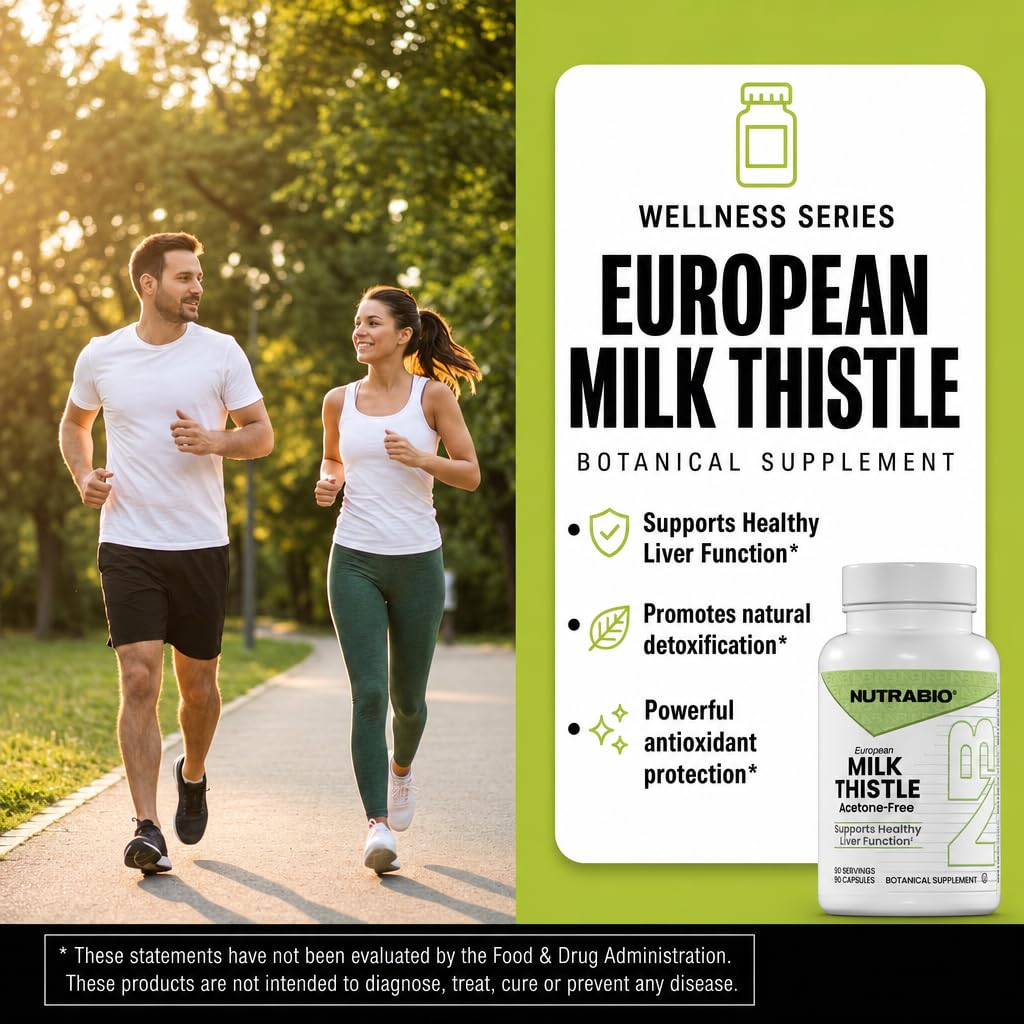 NutraBio milk thistle herbal supplement
