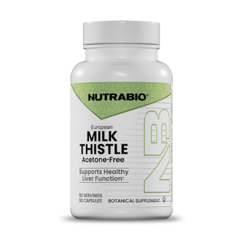 NutraBio milk thistle liver support