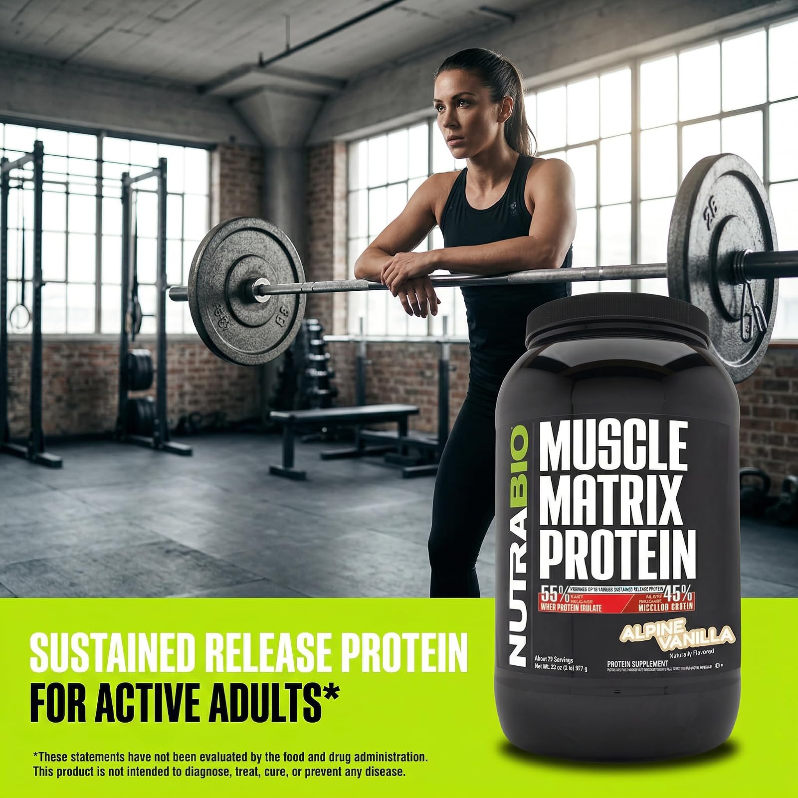 NutraBio Muscle Matrix protein for athletes