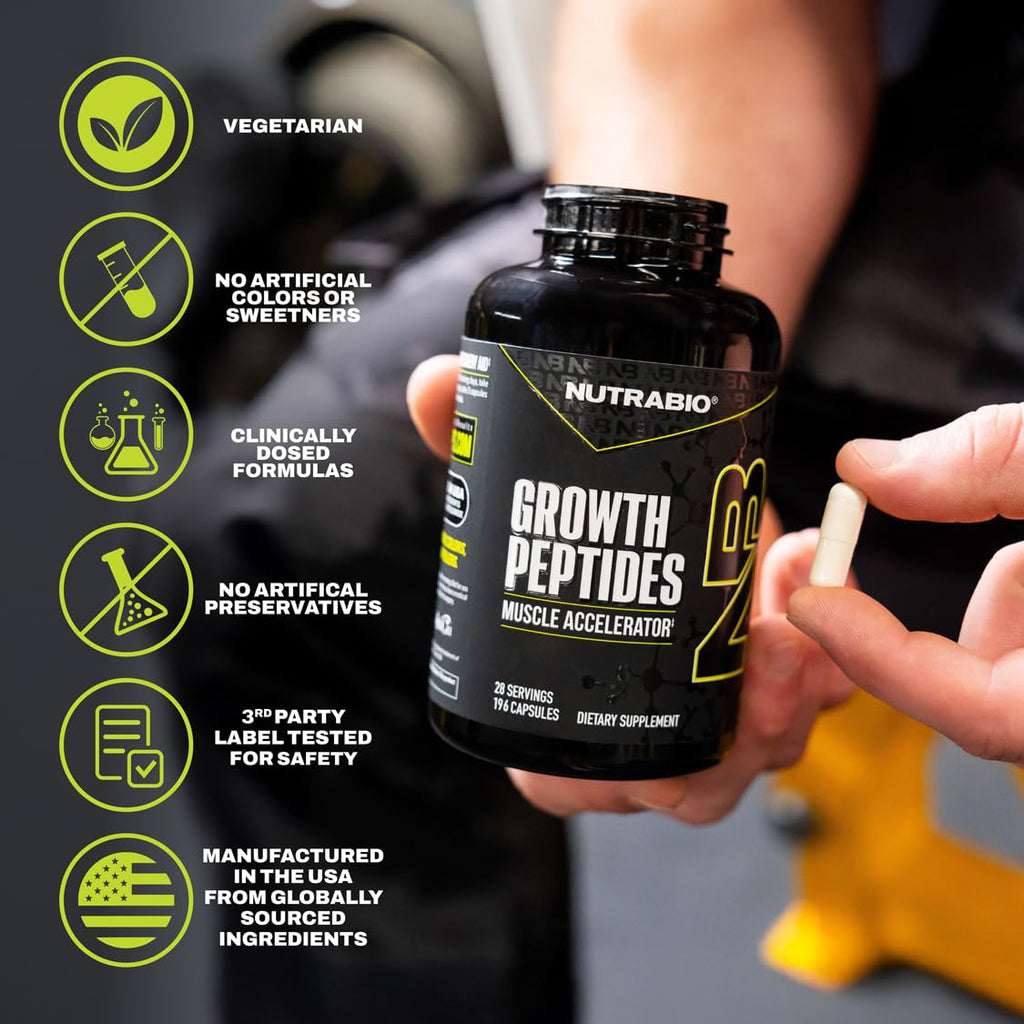 NutraBio peptides for athletic performance