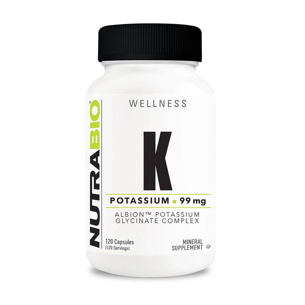 NutraBio potassium complex for muscle health