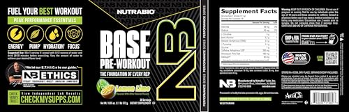 NutraBio pre-workout for athletes