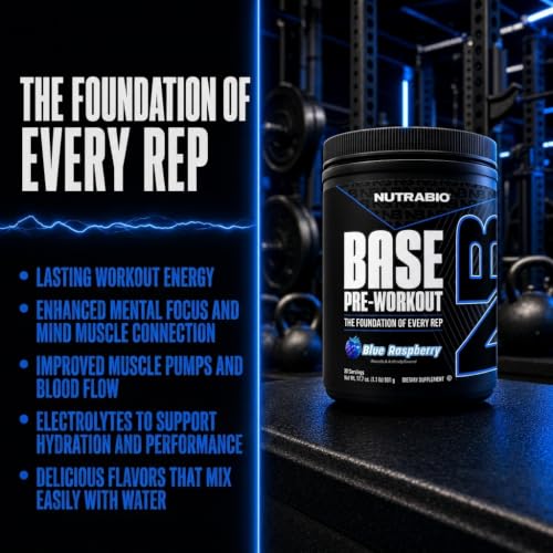 NutraBio pre-workout for enhanced focus