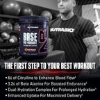 NutraBio pre-workout for intense training