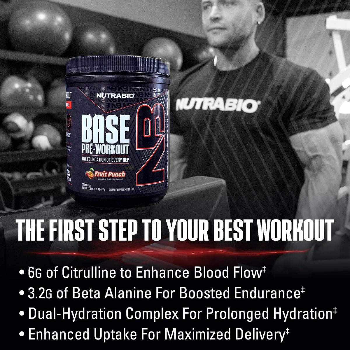 NutraBio pre-workout for intense training