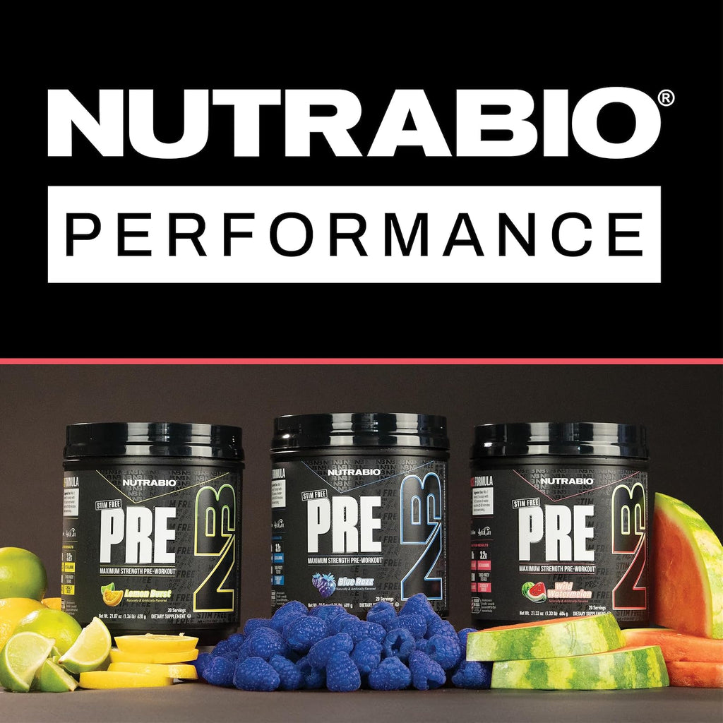 NutraBio pre-workout for muscle pumps