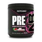 NutraBio pre-workout watermelon flavour