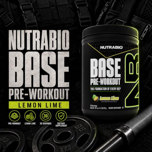 NutraBio pre-workout with caffeine