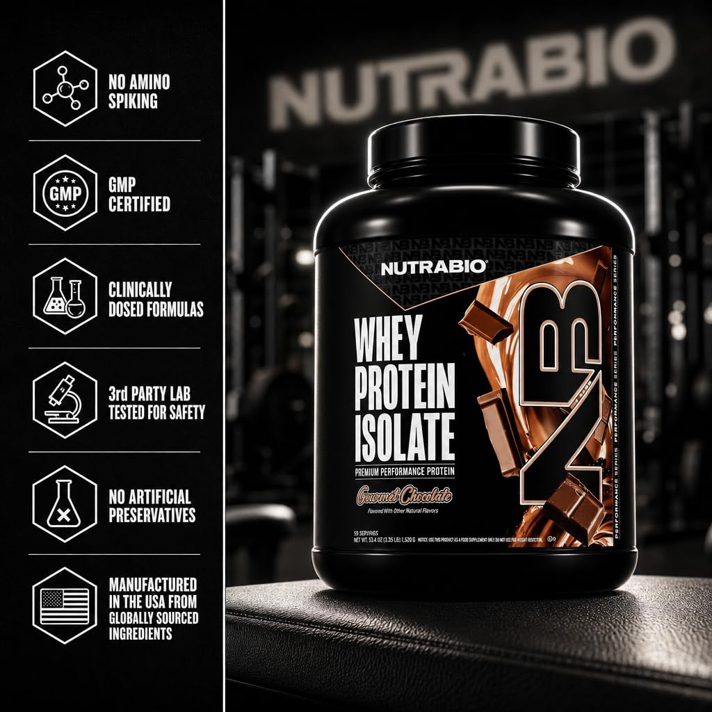 NutraBio protein isolate for fitness enthusiasts
