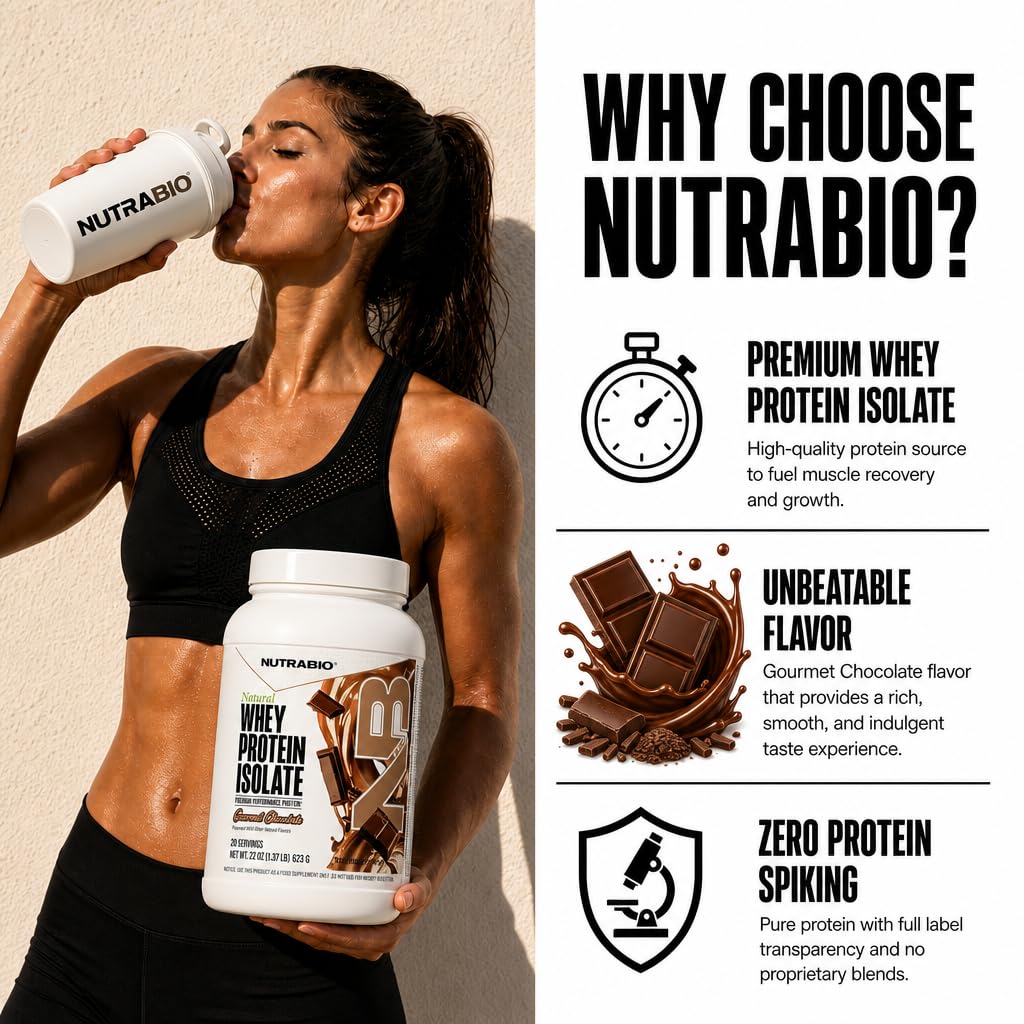 NutraBio protein powder for athletes