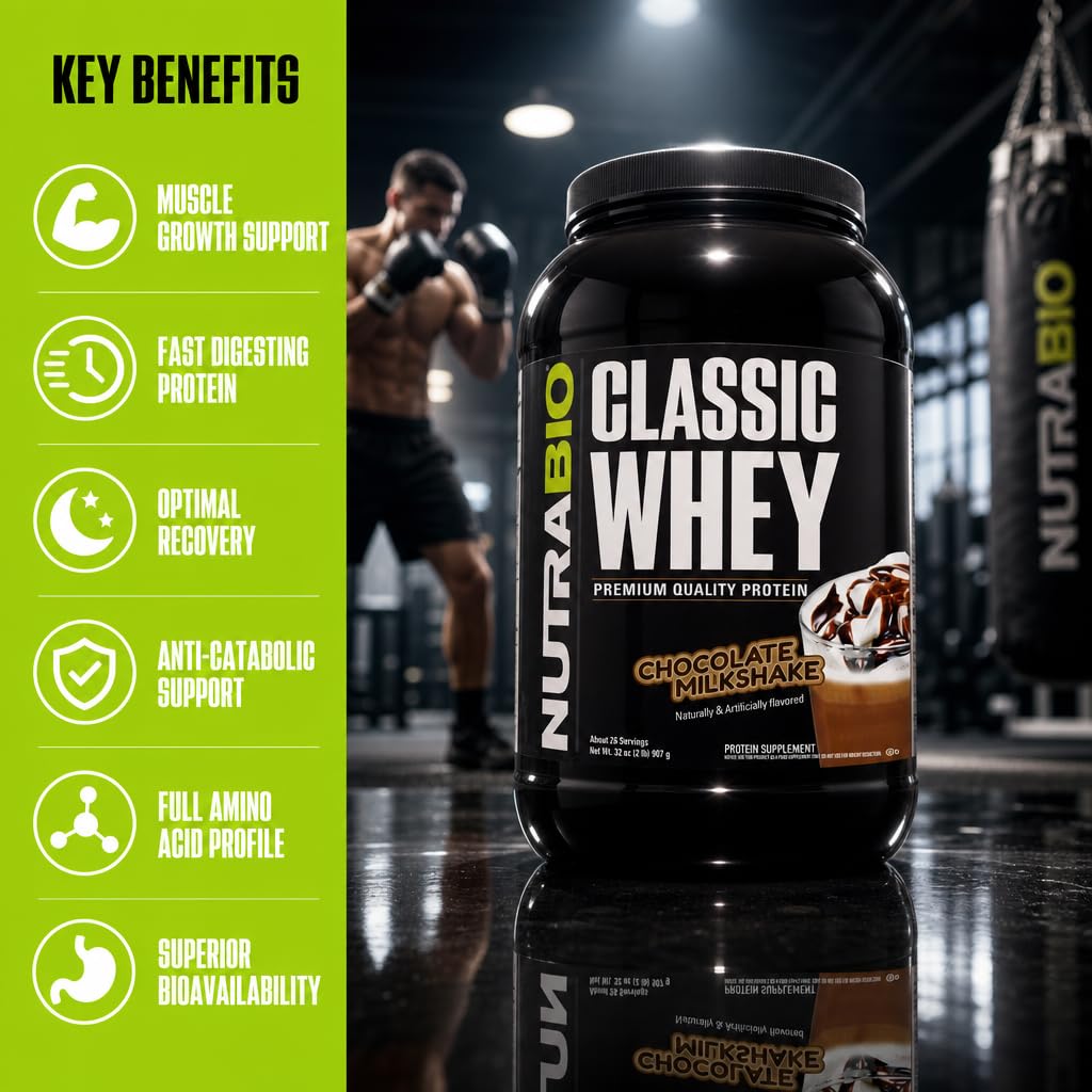 NutraBio protein powder for muscle recovery