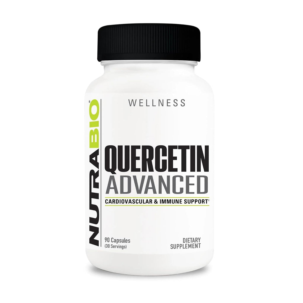NutraBio Quercetin immune support capsules