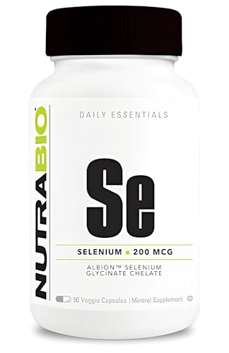 NutraBio Selenium 200 mcg capsules