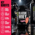 NutraBio strawberry shortcake protein powder