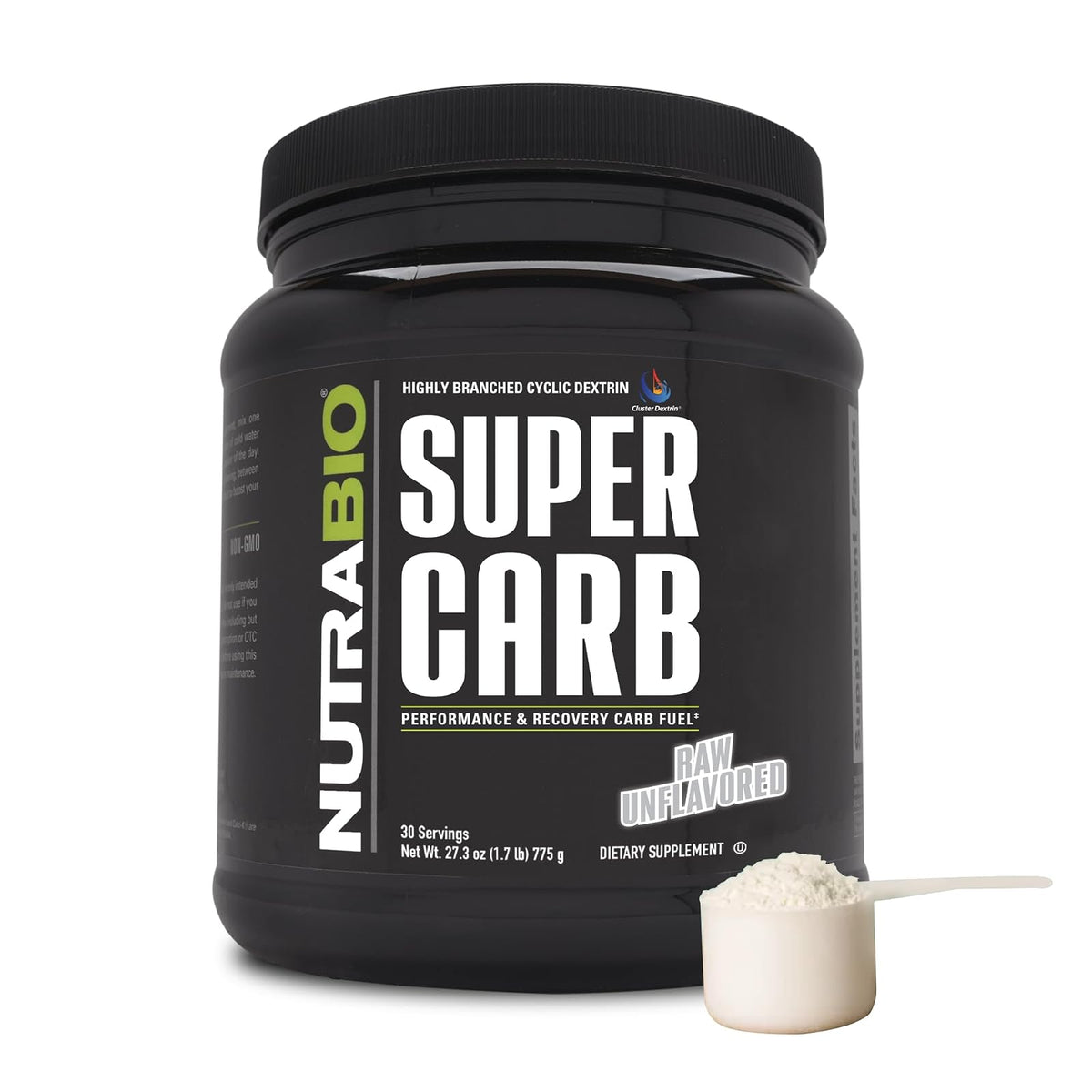 NutraBio Super Carb energy boost powder