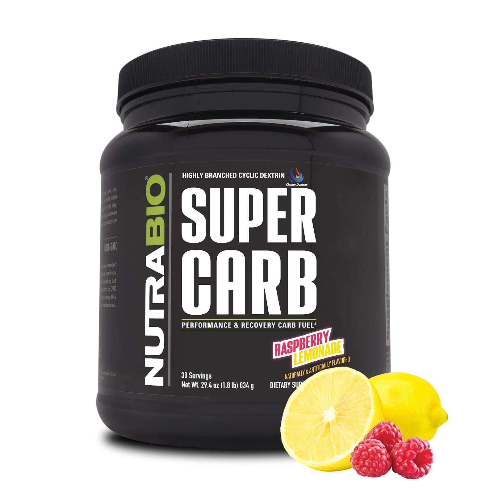NutraBio Super Carb Raspberry Lemonade