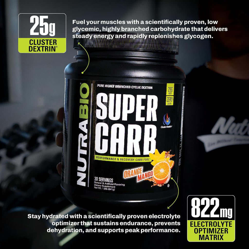 NutraBio Super Carb recovery aid