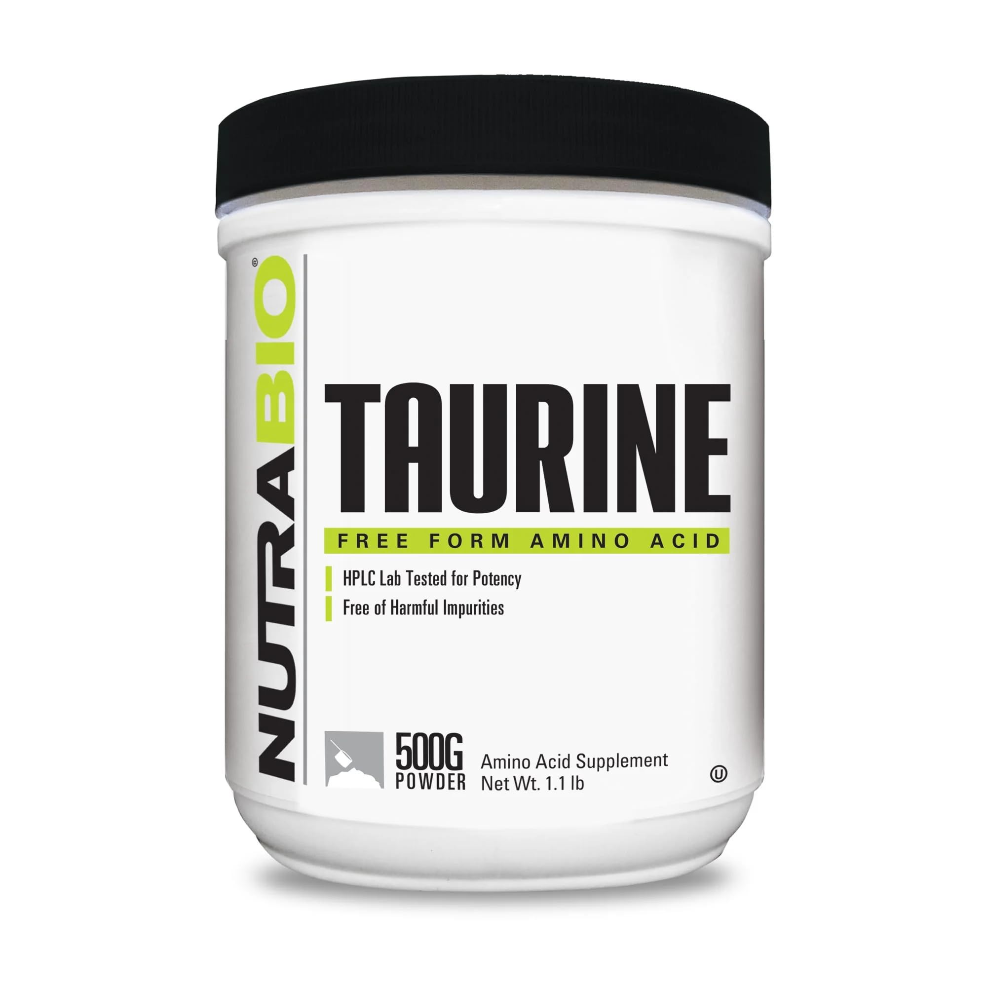 NutraBio Taurine Powder for energy