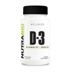 NutraBio Vitamin D 5000 IU capsules