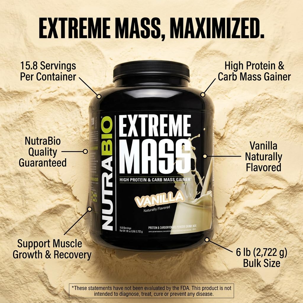 NutraBio weight gainers for athletes