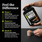 NutraBio weight gainers with 53g protein