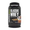 NutraBio whey protein chocolate milkshake