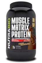 NutraBio whey protein Dutch chocolate
