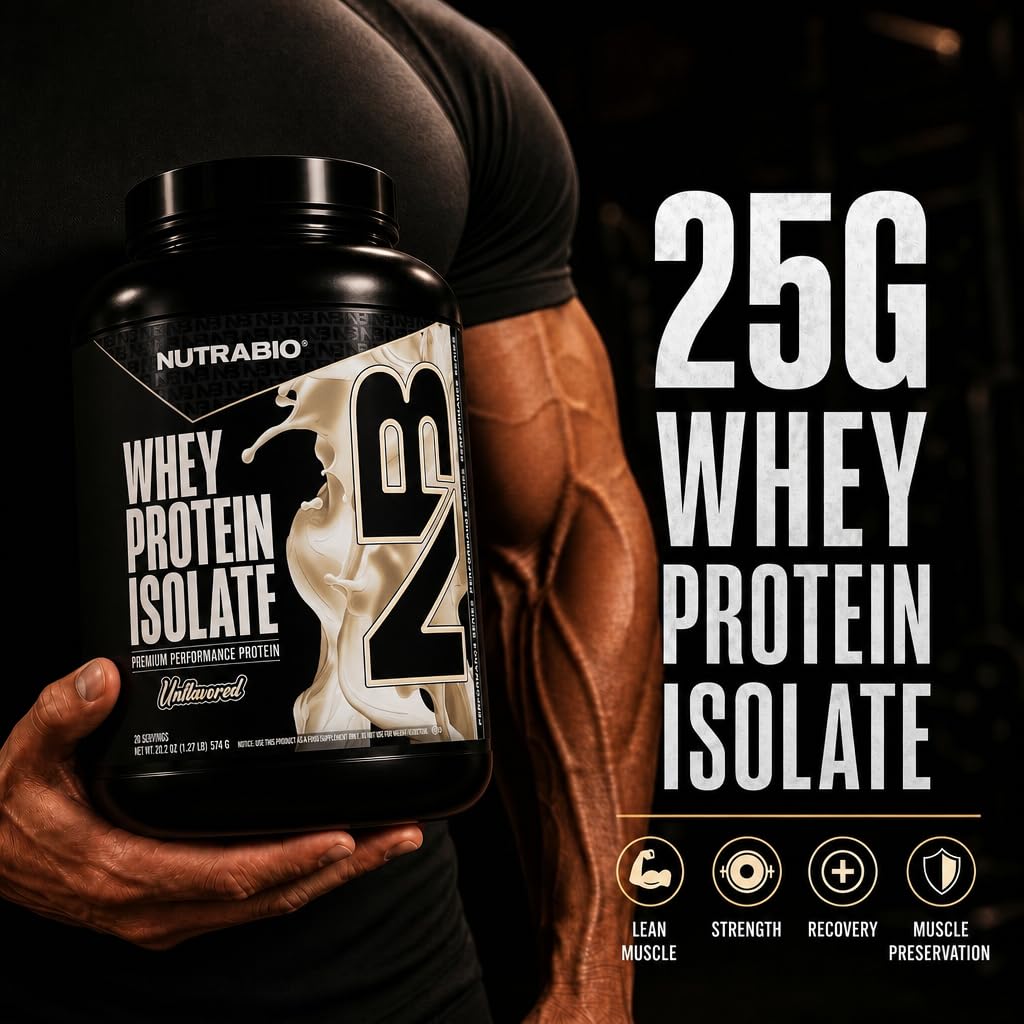 NutraBio whey protein for athletes