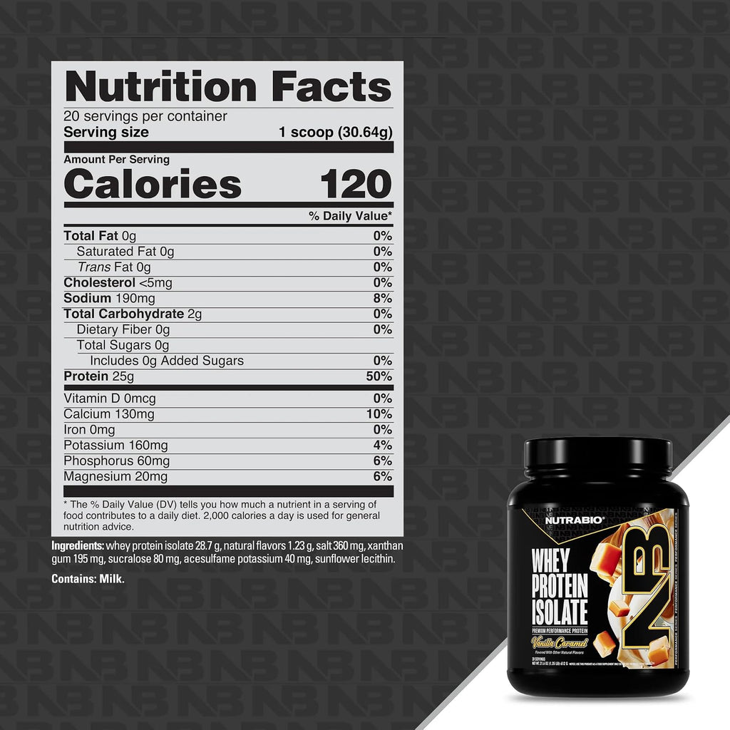 NutraBio whey protein for fitness enthusiasts