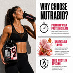 NutraBio whey protein for fitness enthusiasts