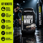 NutraBio whey protein for lean muscle