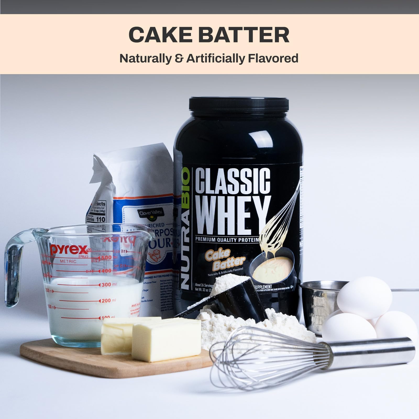 NutraBio whey protein for muscle recovery
