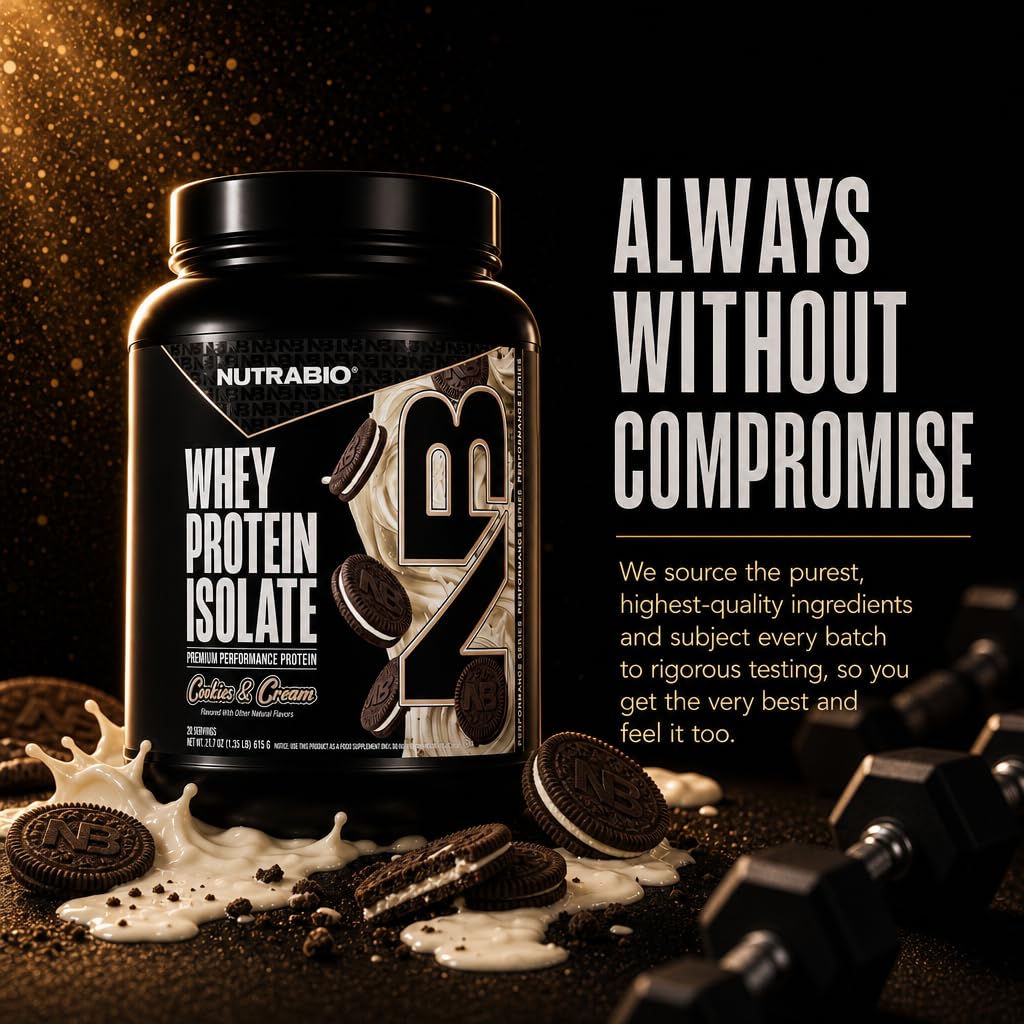 NutraBio whey protein for post-workout nutrition