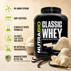 NutraBio whey protein for smoothies
