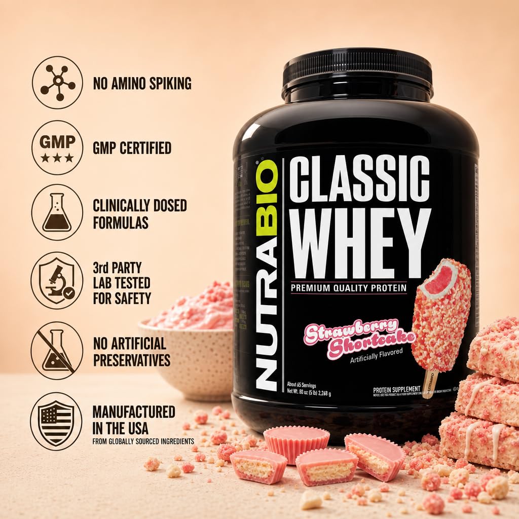 NutraBio whey protein for weight management