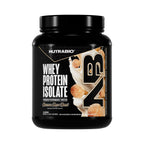 NutraBio whey protein isolate cinnamon flavour