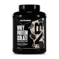 NutraBio whey protein isolate cookies and cream