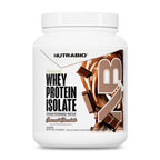 NutraBio whey protein isolate powder
