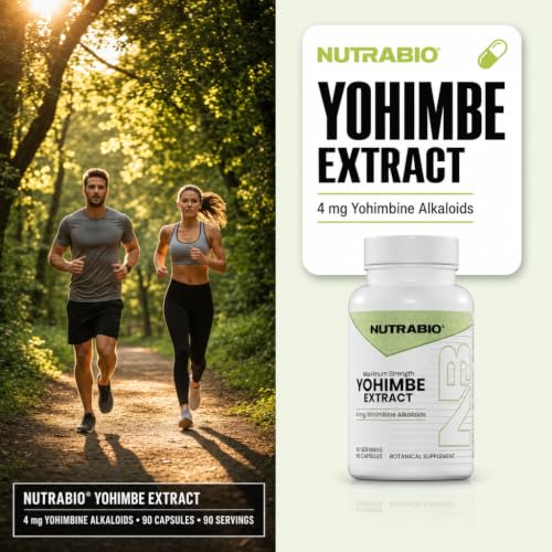 NutraBio yohimbe for fitness enthusiasts
