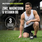 NutraBio ZMA capsules for athletes
